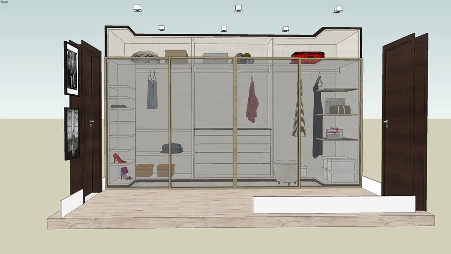 closet bedroom | 3D Warehouse