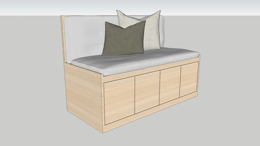 Bench Storage by NapC | 3D Warehouse