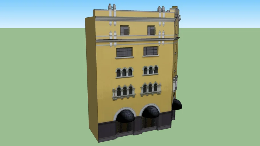 Edificio en la Plaza Mayor de Lima, esquina del Jirón de La Unión y el Jirón Callao. | 3D Warehouse