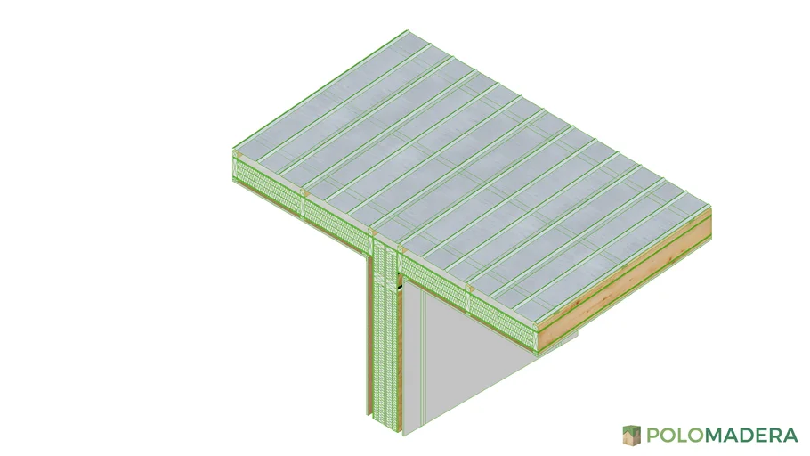 E12 - INTERSECCION MURO - TECHO COMPARTIDO DEPTO - DEPTO | 3D Warehouse