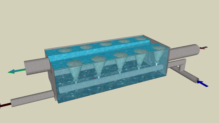 Wastewater Aeration Tank | 3D Warehouse