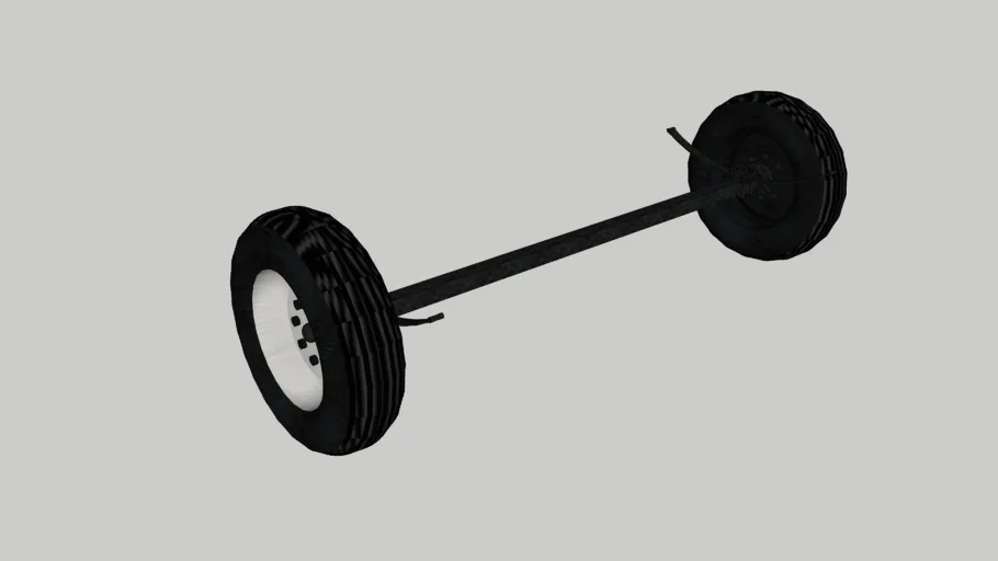 Trailer axle | 3D Warehouse