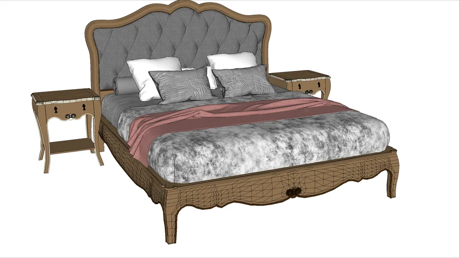 Furniture-Bed classic | 3D Warehouse