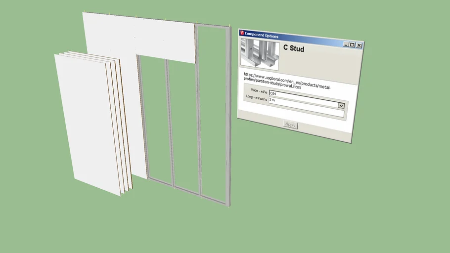 Pro Wall Steel Stud Partition System - Dynamic Component - ระบบโครง ...