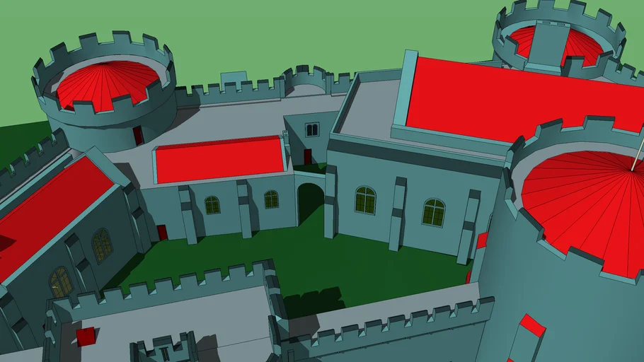 Coravon Castle (untextured) | 3D Warehouse