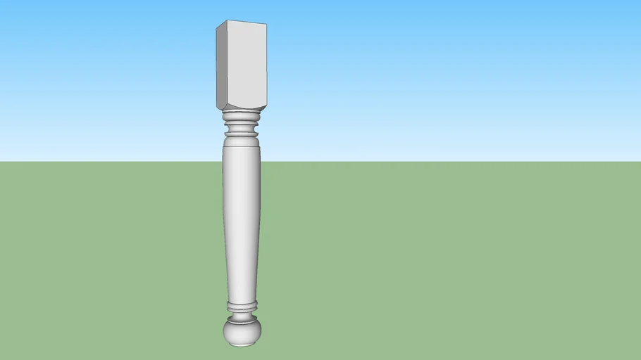 Large Country Kitchen Legs 36' | 3D Warehouse