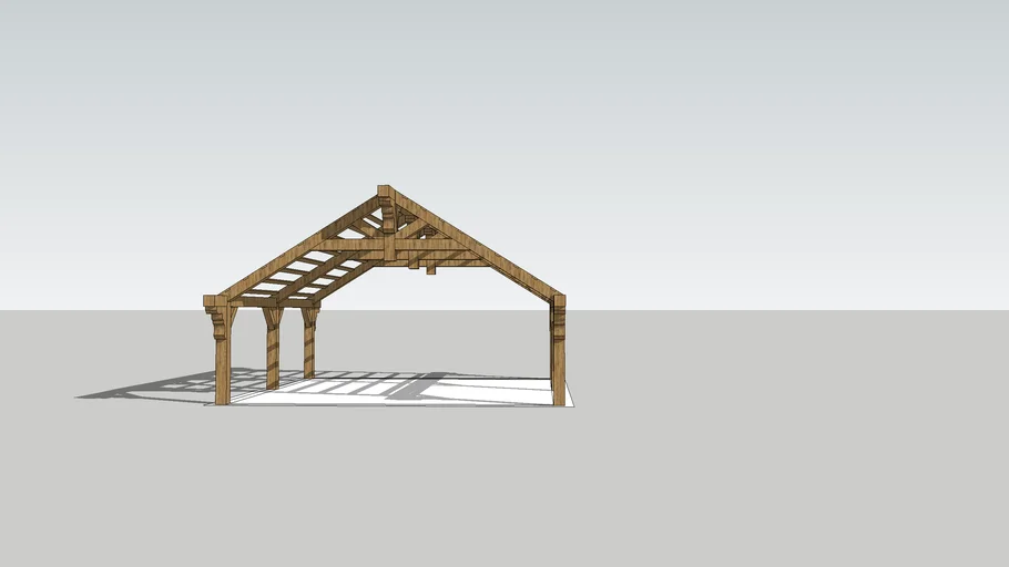 Timber frame | 3D Warehouse