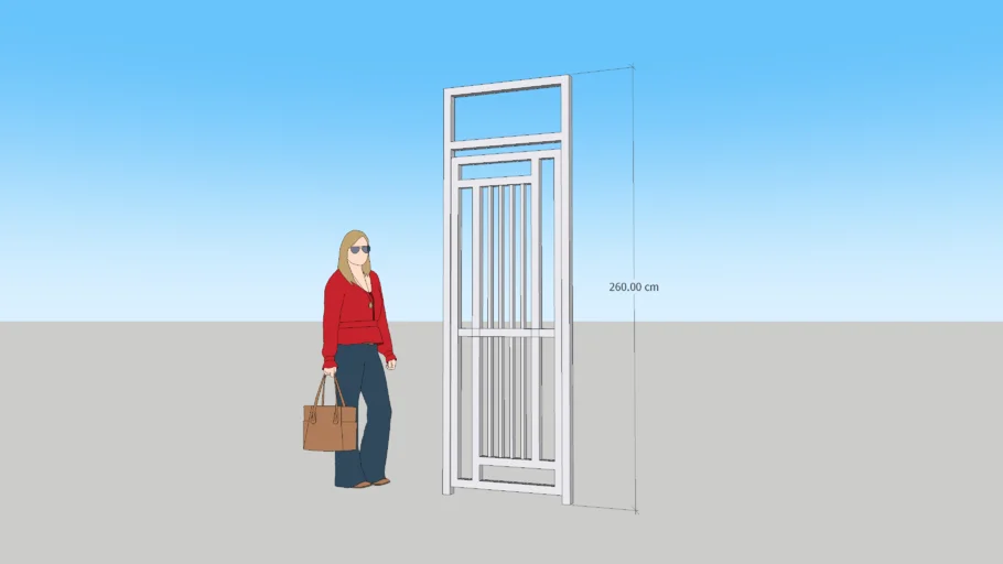 Steel Gate | 3D Warehouse