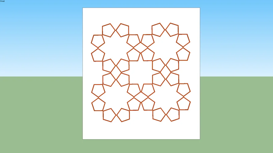 pentagon pattern | 3D Warehouse