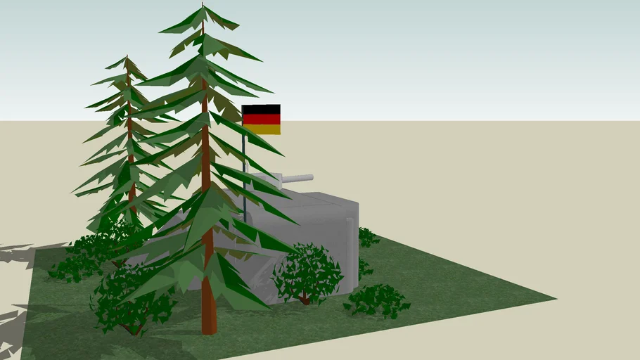Fake German Bunker | 3D Warehouse