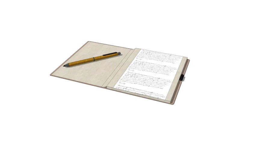 Bloc note | 3D Warehouse