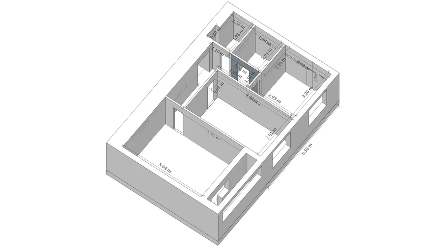 flat_with_default_walls | 3D Warehouse