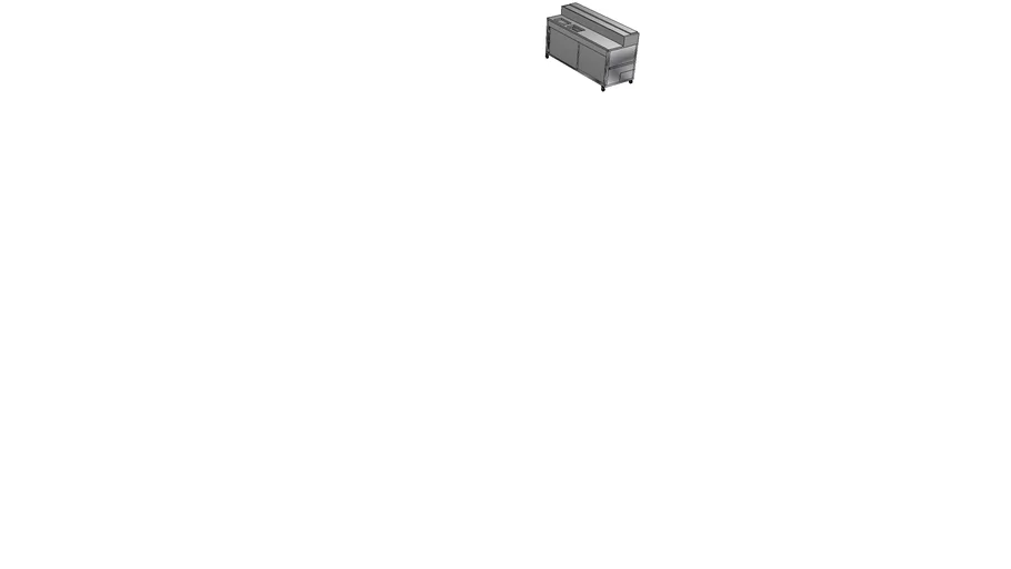 SS Ice Bin with Blender Compartment | 3D Warehouse