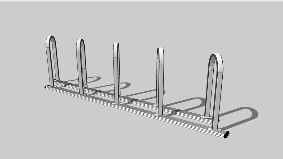 Bike Rack: The Fremont Bike Corral Skew 10 | 3D Warehouse