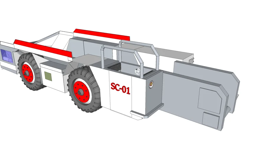 Shuttle Car - Joy Underground Coal | 3D Warehouse