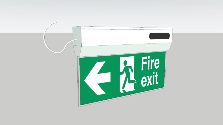 EXIT SIGN | 3D Warehouse