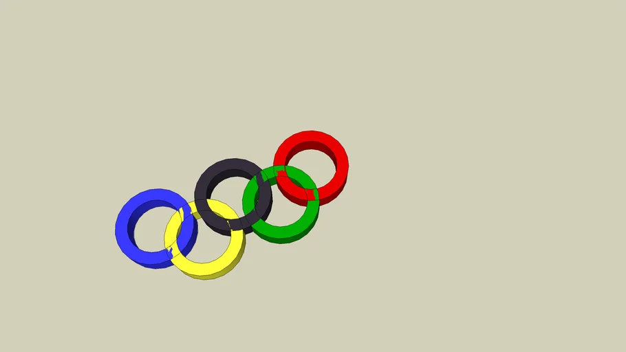 Olympic Logo | 3D Warehouse