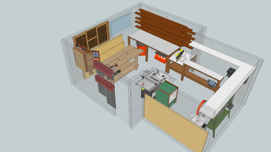 New Shop Layout | 3D Warehouse