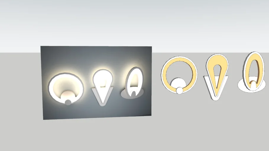 Modern Led Wall Lamp | 3D Warehouse