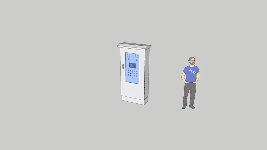 Outdoor Control Panel | 3D Warehouse