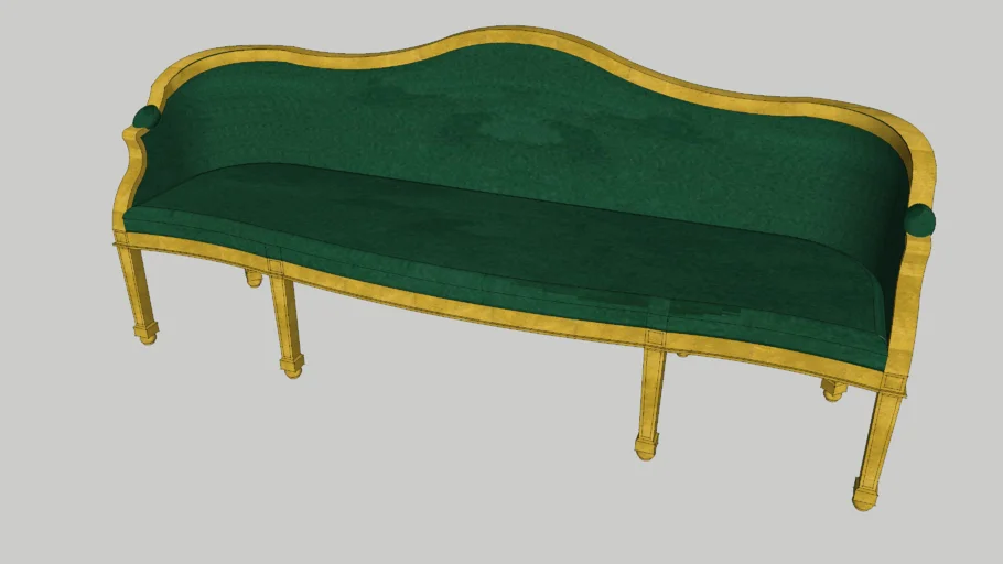 Adam Style Sofa Or Couch | 3D Warehouse