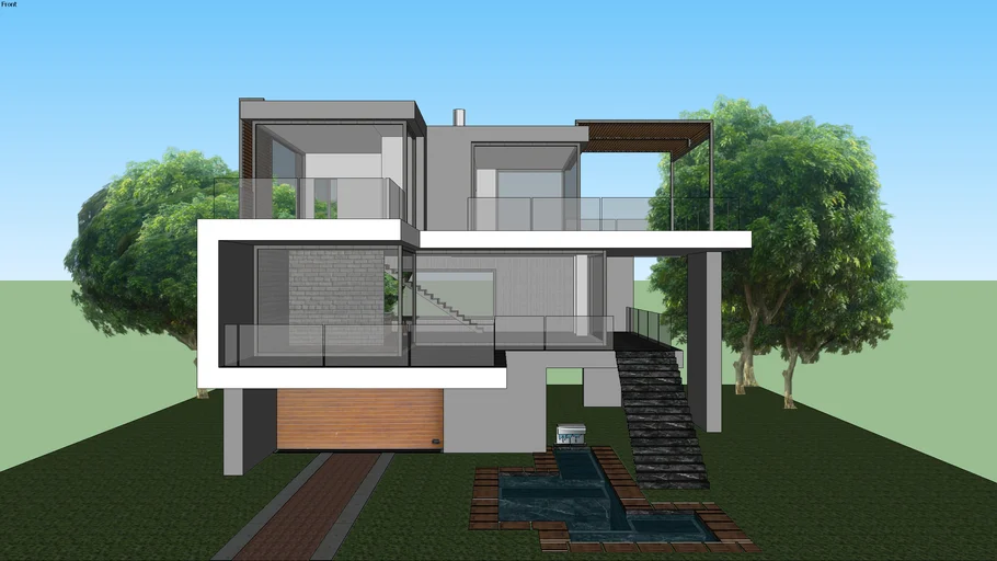 Modern House | 3D Warehouse