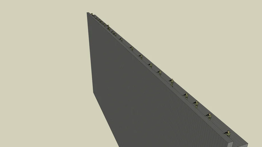 sniper wall | 3D Warehouse