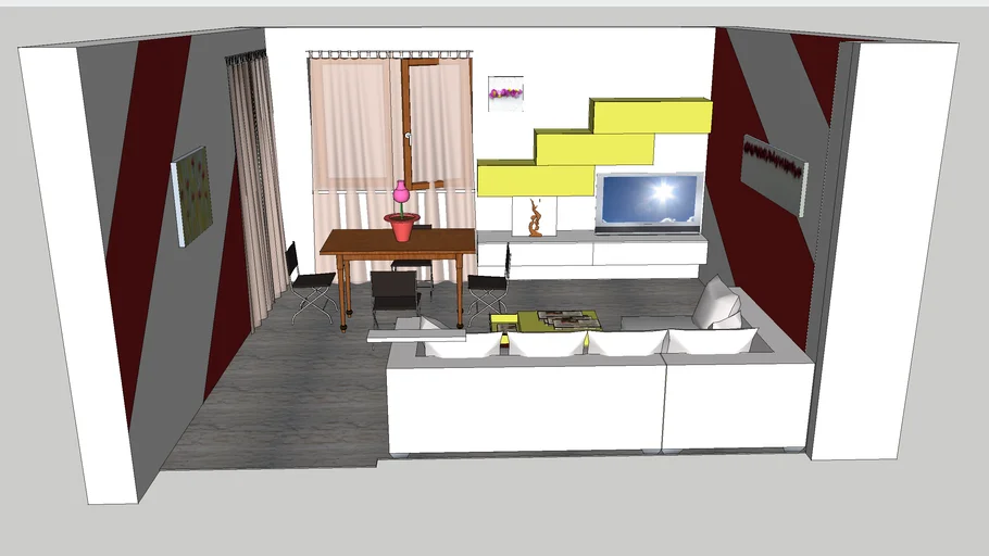 Soggiorno Componibile c | 3D Warehouse