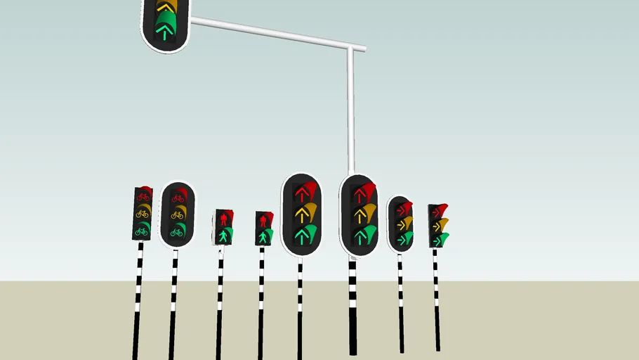 Traffic lights | 3D Warehouse