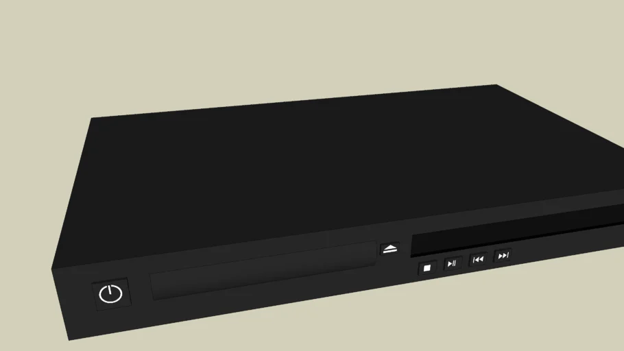 DVD Player | 3D Warehouse