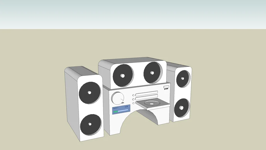 hifi stereo system | 3D Warehouse