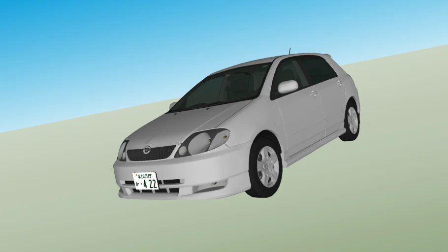 2001 Toyota Corolla Runx | 3D Warehouse