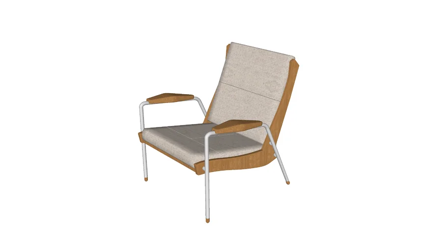 Scandi Arm Chair | 3D Warehouse