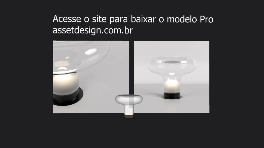 Abajur Boom Bella Iluminação | 3D Warehouse