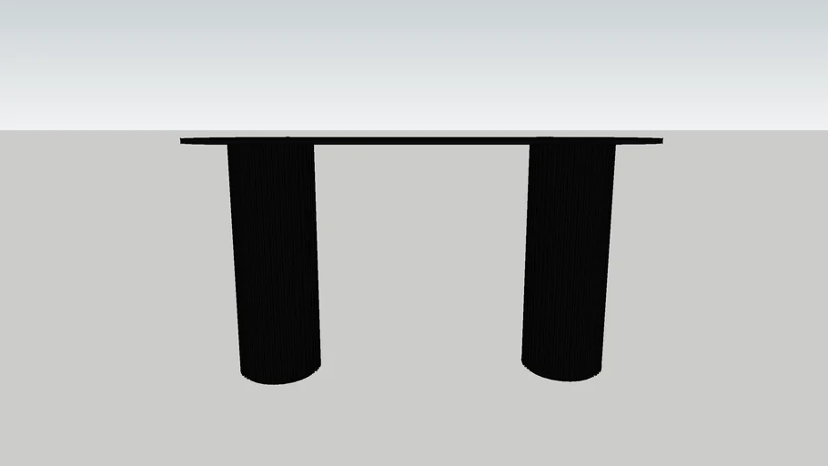 Postmodern Lozenge shape console table | 3D Warehouse