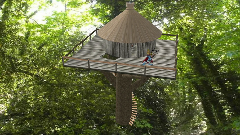 Tree House Design Sketchup Modern House Design TreeHouse (Sketchup