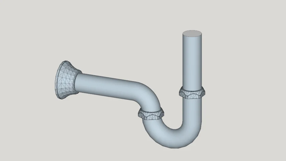 Low Poly P-Trap | 3D Warehouse