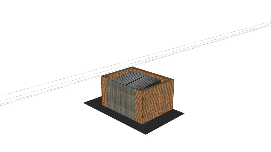 Dumpster & Enclosure | 3D Warehouse