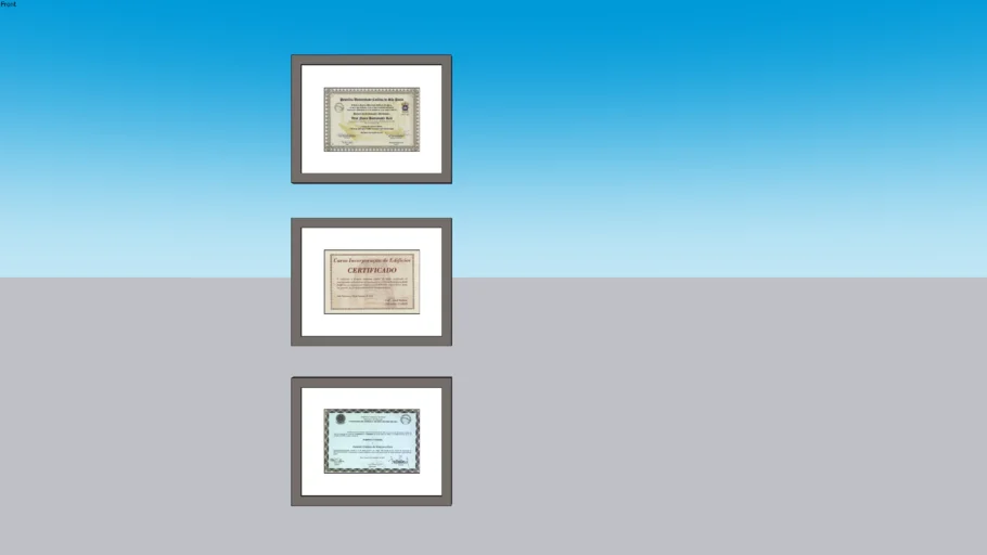 DIPLOMA EM MOLDURA | 3D Warehouse