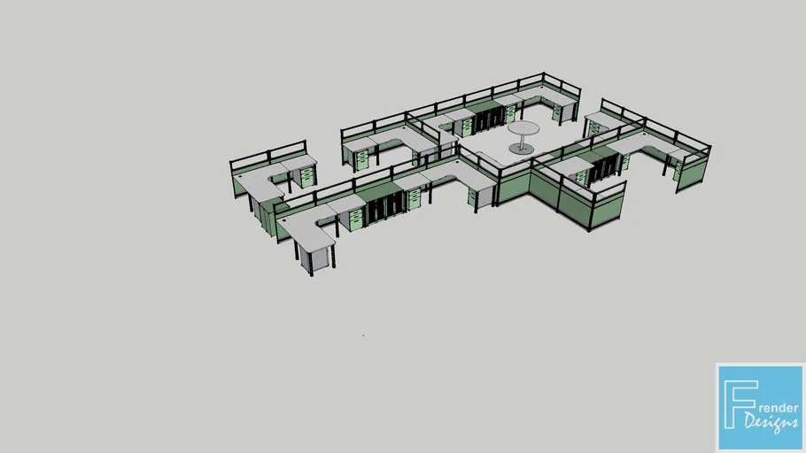 QUMUN WORKSTATIONS - 04 | 3D Warehouse