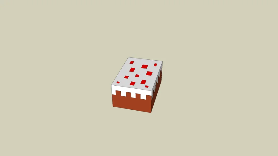 minecraft cake | 3D Warehouse