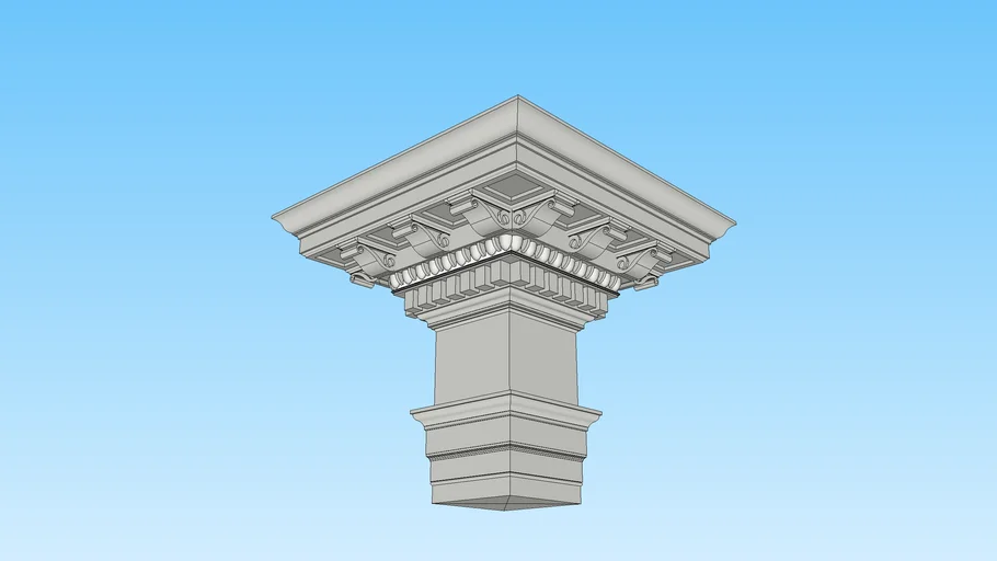 Corinthian Entablature | 3D Warehouse