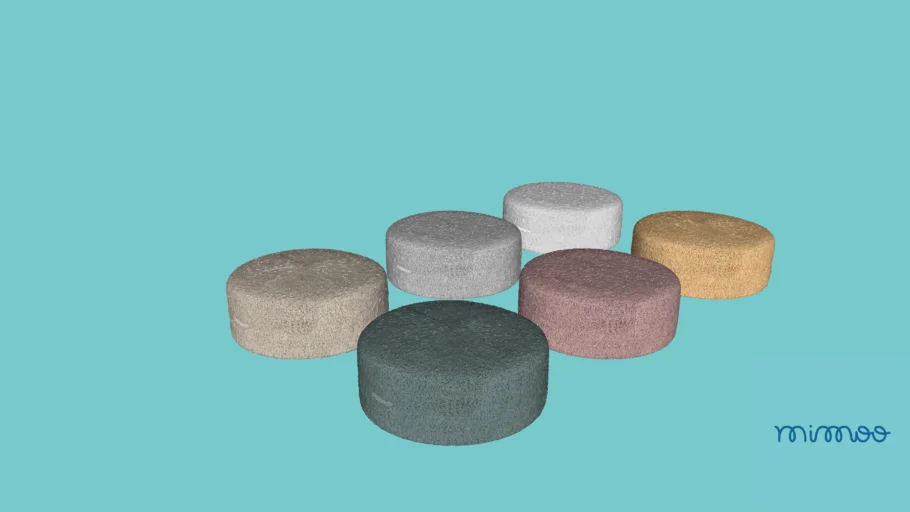 Puff Chill - Cores - Lorena Canals - Mimoo Toys | 3D Warehouse