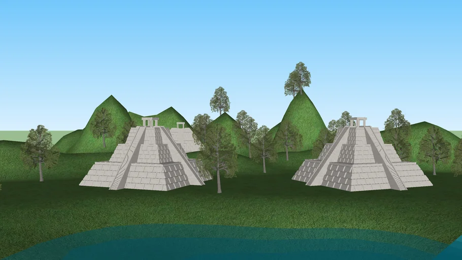 Mayan Pyramids - DEVIANTART MODEL | 3D Warehouse