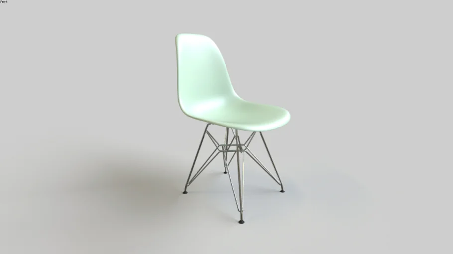 _Moveis_Cadeira_(Cadeira Eames DSR - Vitra) | 3D Warehouse
