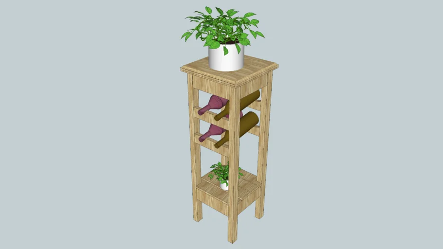 Plant Stand Wine Rack | 3D Warehouse