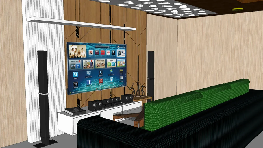 LIVING ROOM INTERIOR | 3D Warehouse