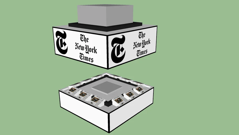 New York Times World Trade Center Stall | 3D Warehouse