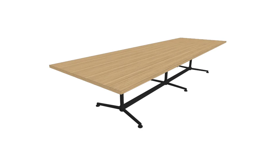 Haworth Jive Bridge Base Conference Table | 3D Warehouse