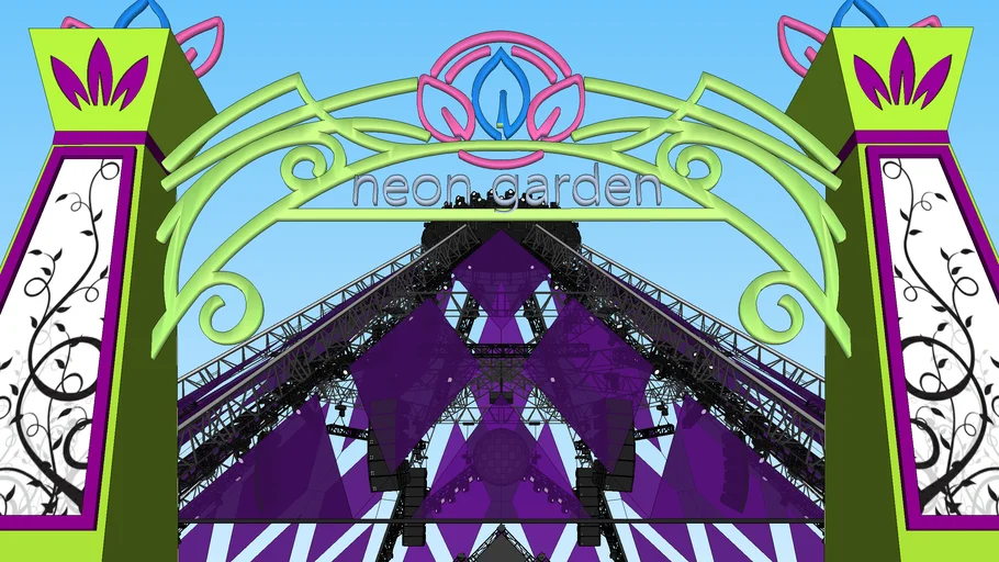 EDC Neon Garden 2016 | 3D Warehouse